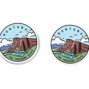 Montana Sticker | Montana Decal | Multiple Sizes | Bumper Sticker ...
