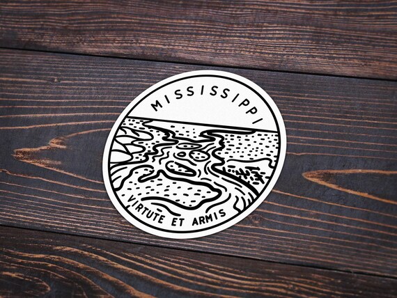 Mississippi Sticker Mississippi Decal Multiple Sizes | Etsy
