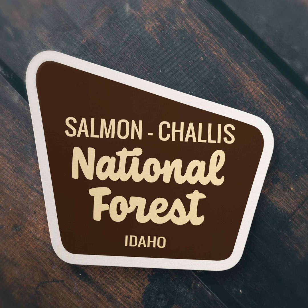Salmon - Challis National Forest Sticker | Bumper Sticker | Water ...
