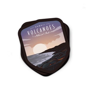 Hawaii Volcanoes National Park Sticker - Etsy