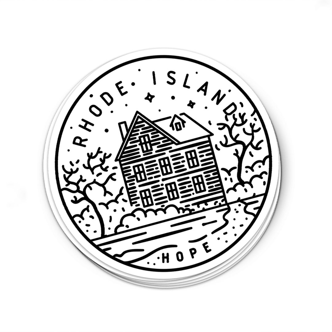 Rhode Island Sticker | Rhode Island Decal | Multiple Sizes | Bumper ...