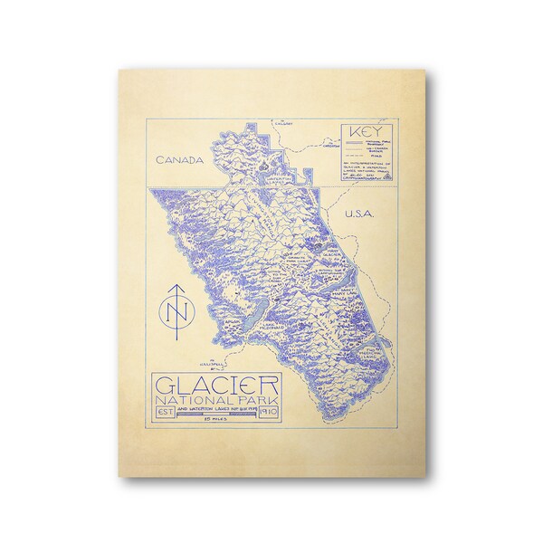 Glacier National Park - Etsy