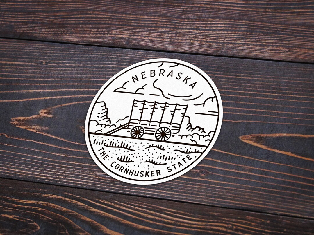 Nebraska Sticker | Nebraska Decal | Multiple Sizes | Bumper Sticker ...