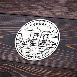 Nebraska Sticker | Nebraska Decal | Multiple Sizes | Bumper Sticker ...