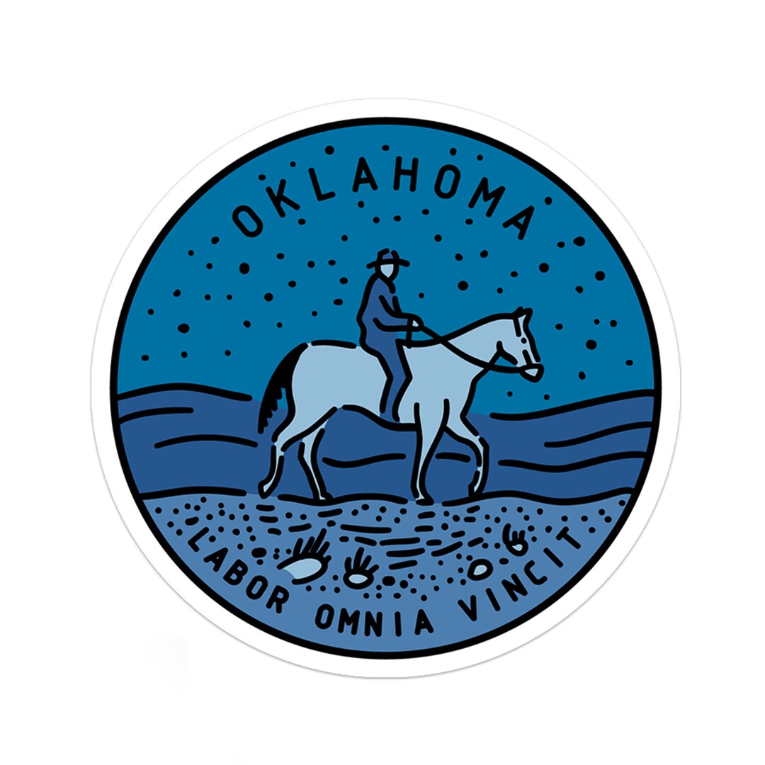 Oklahoma Sticker | Oklahoma Decal | Multiple Sizes | Bumper Sticker ...