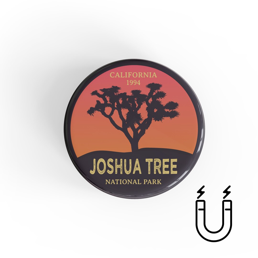 Joshua Tree National Park Magnet | Button Magnet | Fridge Magnet ...