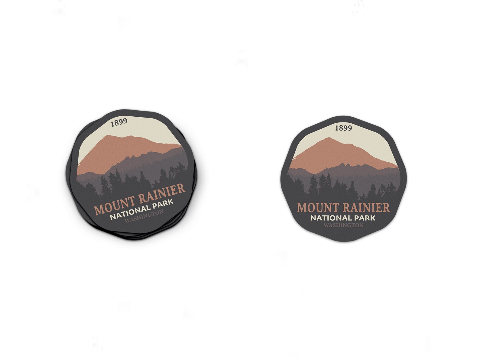 Mount Rainier National Park Sticker - Etsy