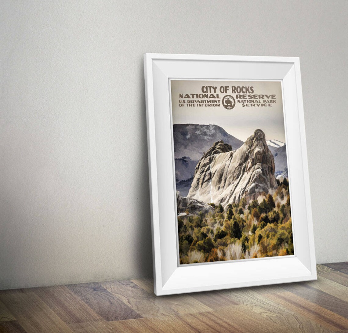 City of Rocks National Reserve Poster | Etsy
