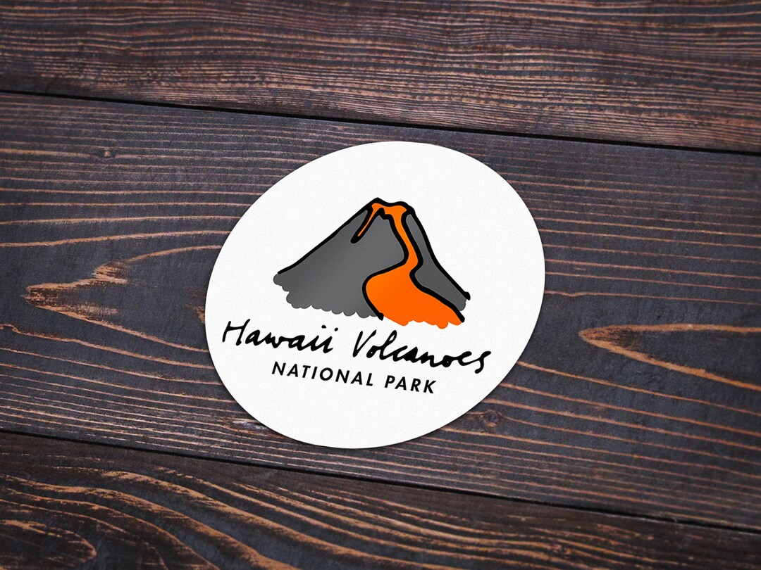 Hawaii Volcanoes National Park Sticker | Multiple Sizes | Bumper ...