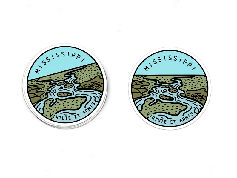 Mississippi Sticker | Mississippi Decal | Multiple Sizes | Bumper ...