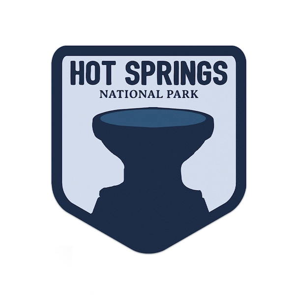 Hot Spring National Park Sticker - Etsy