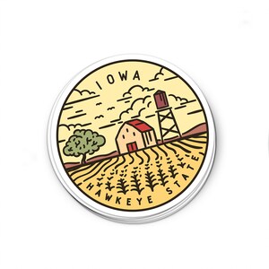 Iowa Sticker | Iowa Decal | Multiple Sizes | Bumper Sticker | Water ...