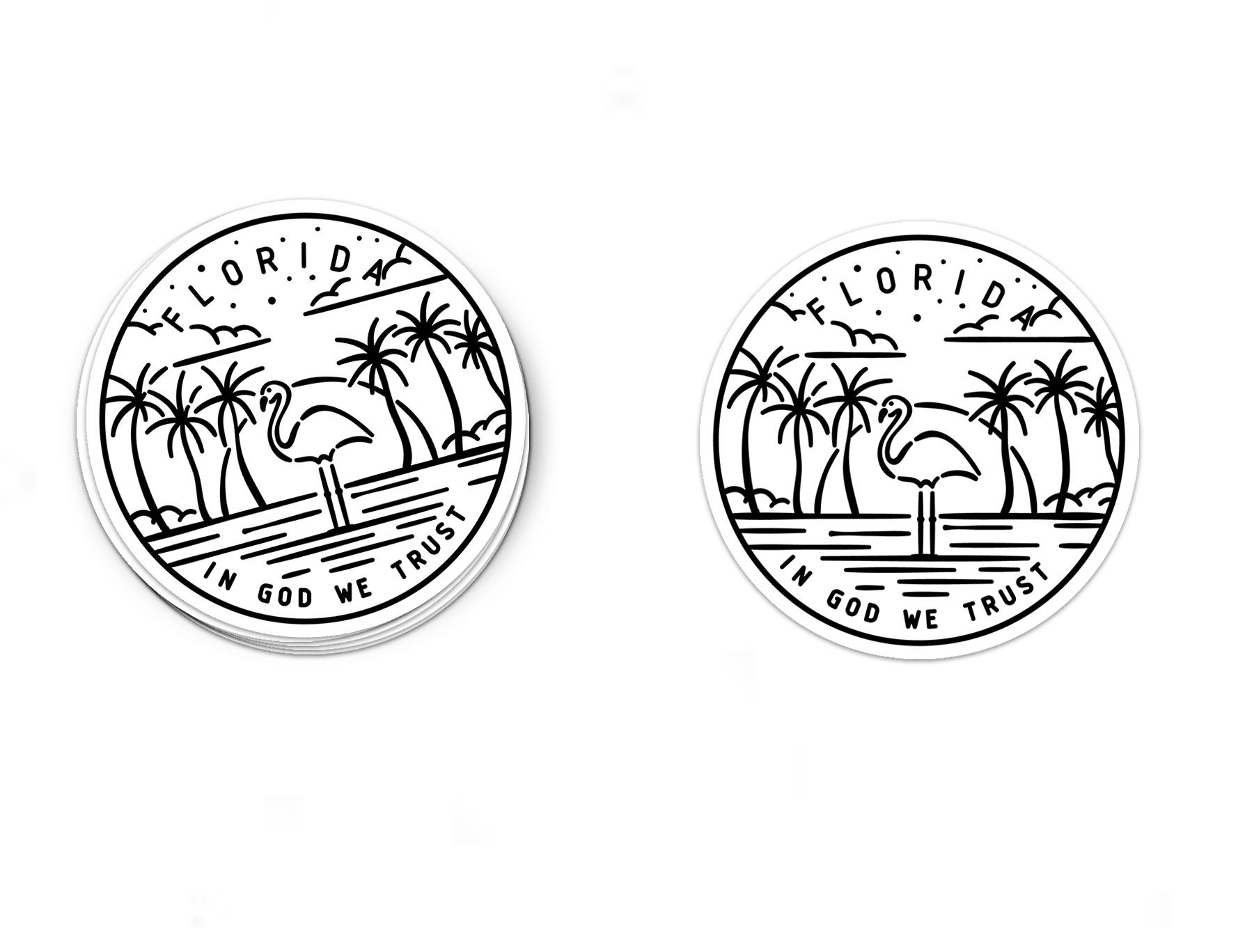 Florida Sticker Florida Decal Multiple Sizes Bumper - Etsy