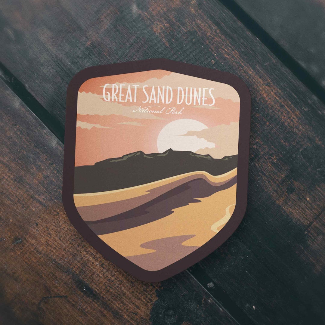 Great Sand Dunes National Park Sticker | Multiple Sizes | Bumper ...