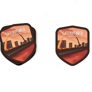 Gateway Arch National Park Sticker | Multiple Sizes | Bumper Sticker ...