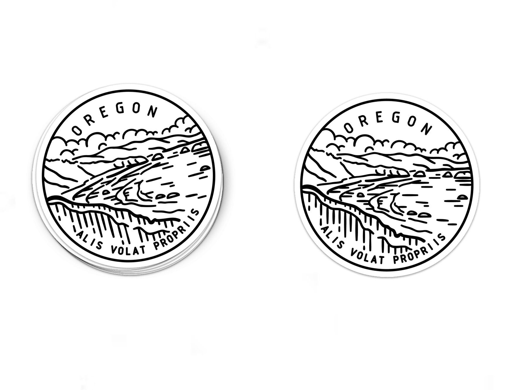 Oregon Sticker Oregon Decal Multiple Sizes Bumper - Etsy