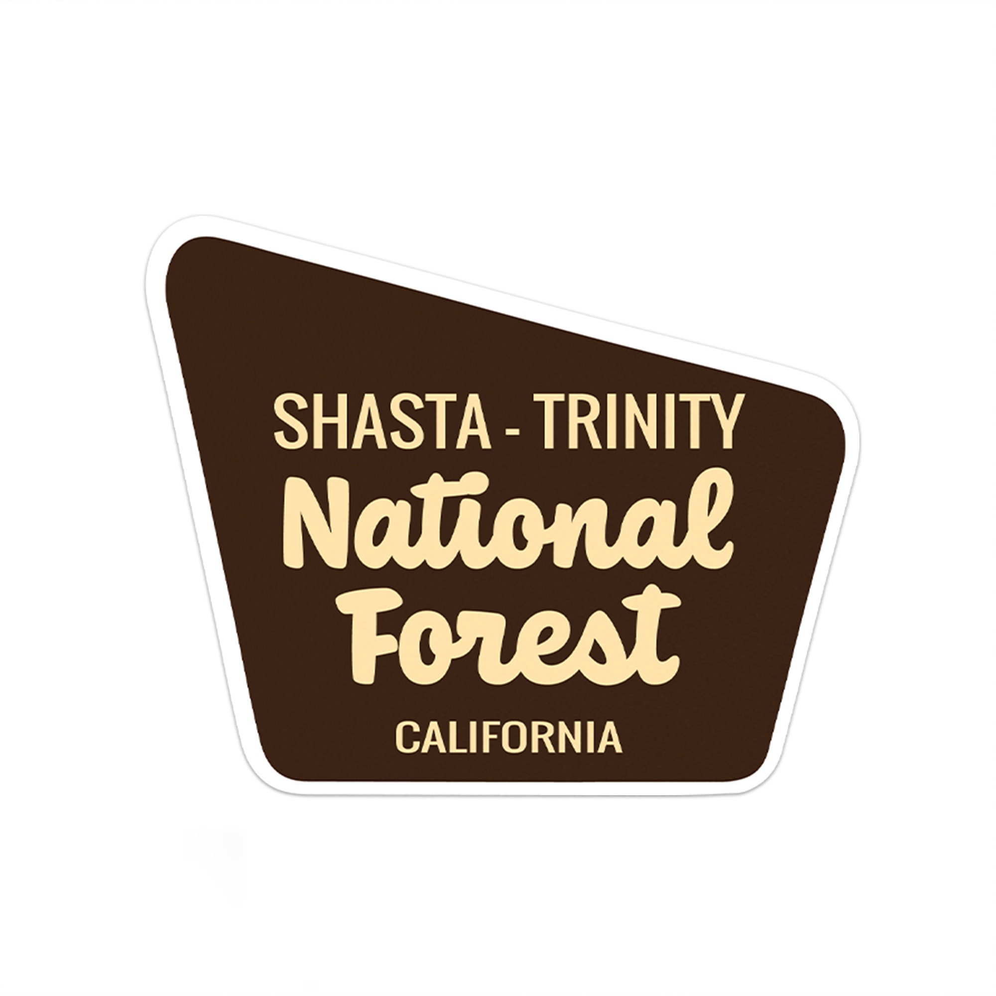 Shasta Trinity National Forest Sticker | Etsy
