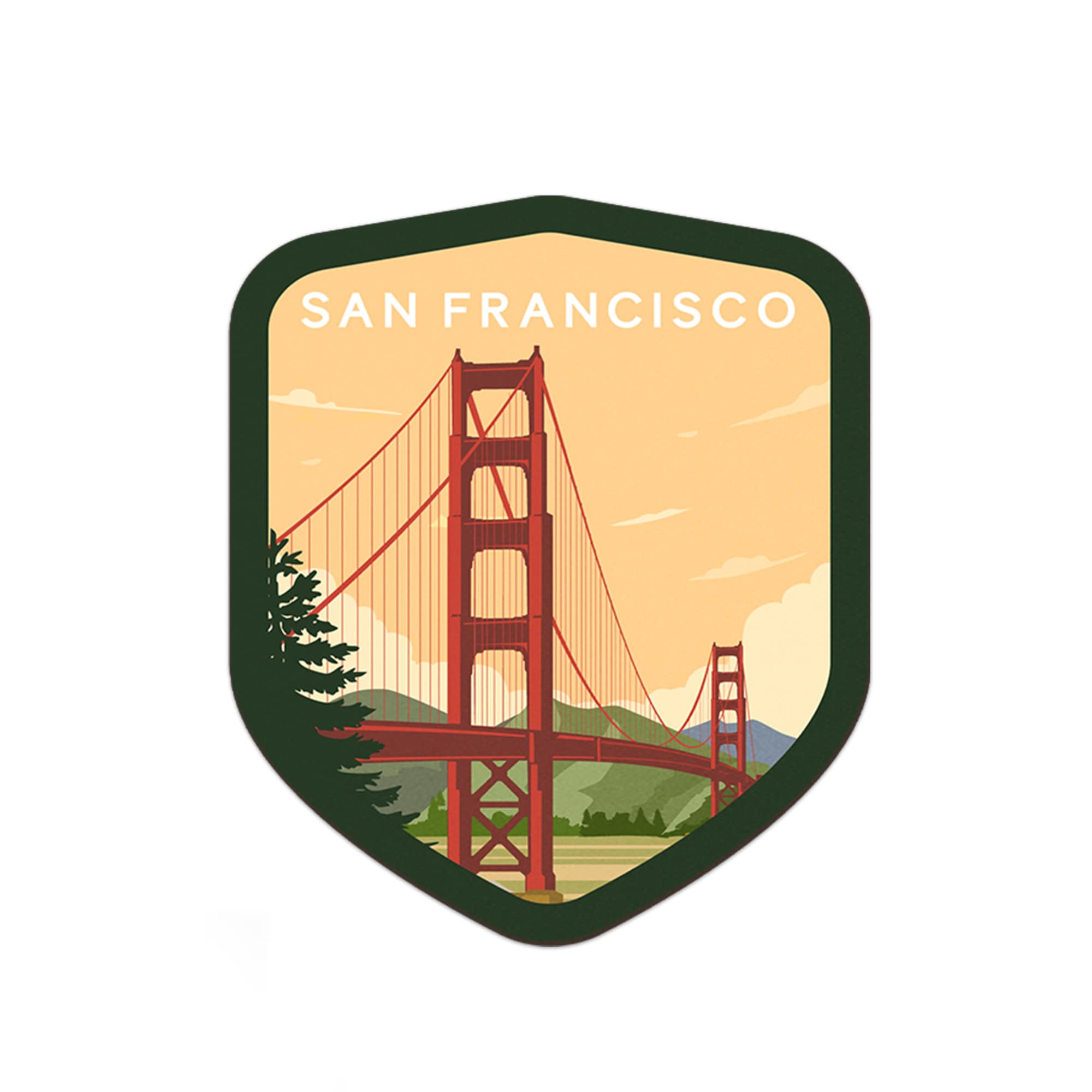 San Francisco Sticker Travel Sticker Travel Decal - Etsy