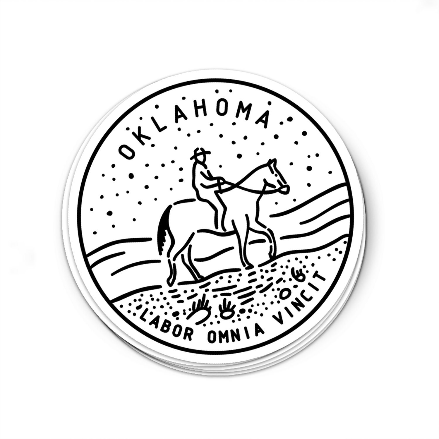 Oklahoma Sticker Oklahoma Decal Multiple Sizes Available - Etsy