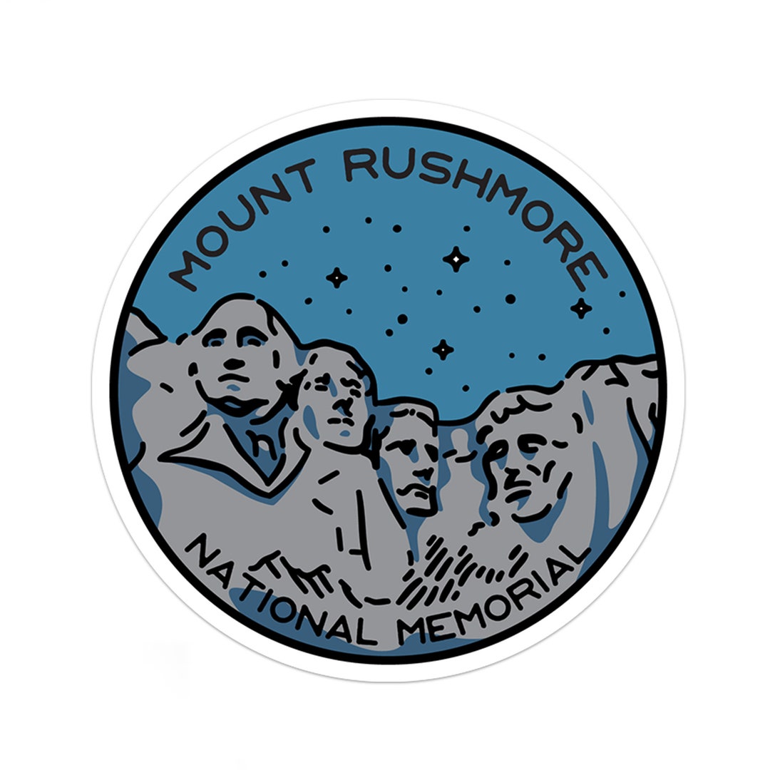 Mount Rushmore National Memorial Sticker - Etsy
