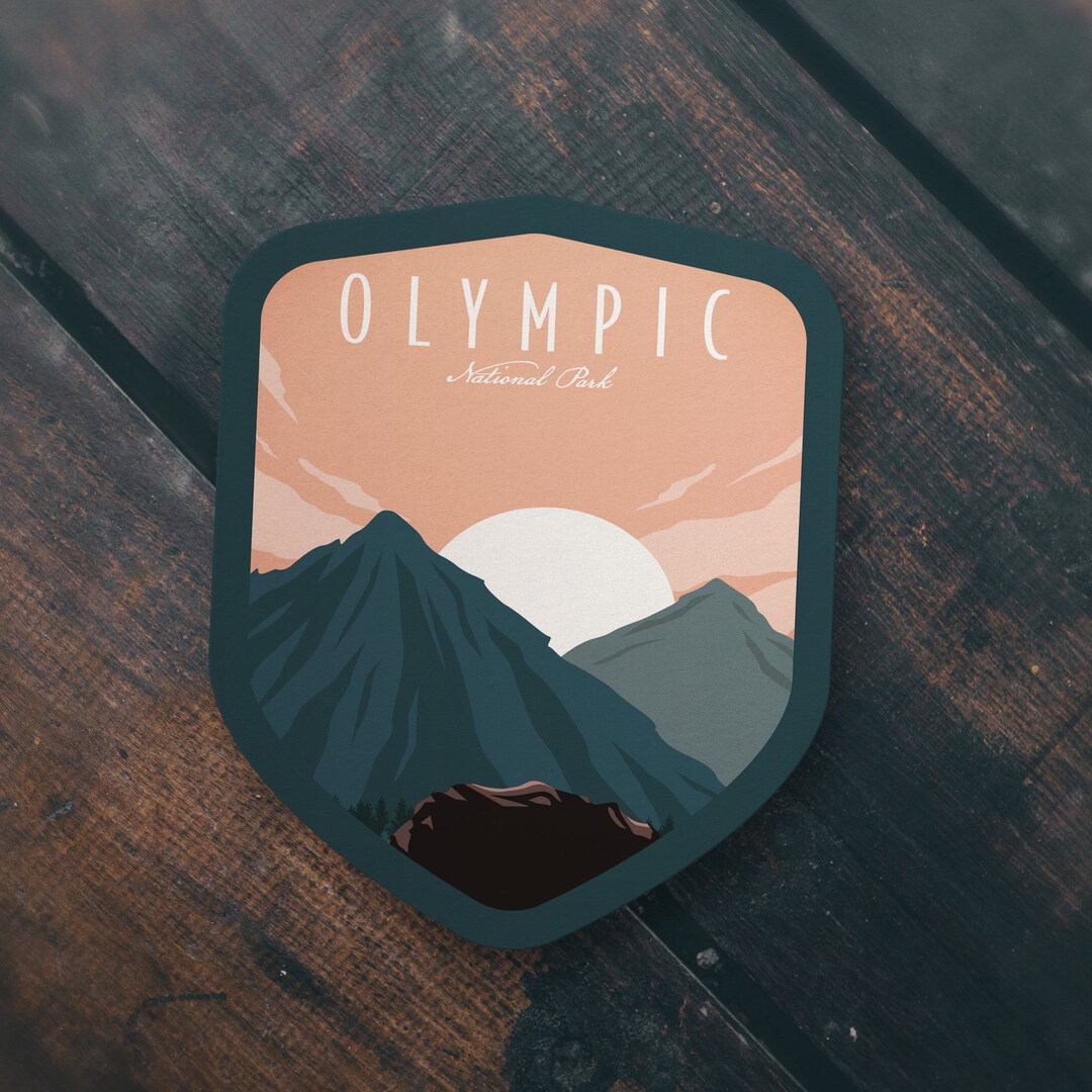 Olympic National Park Sticker Multiple Sizes Bumper Sticker Water ...