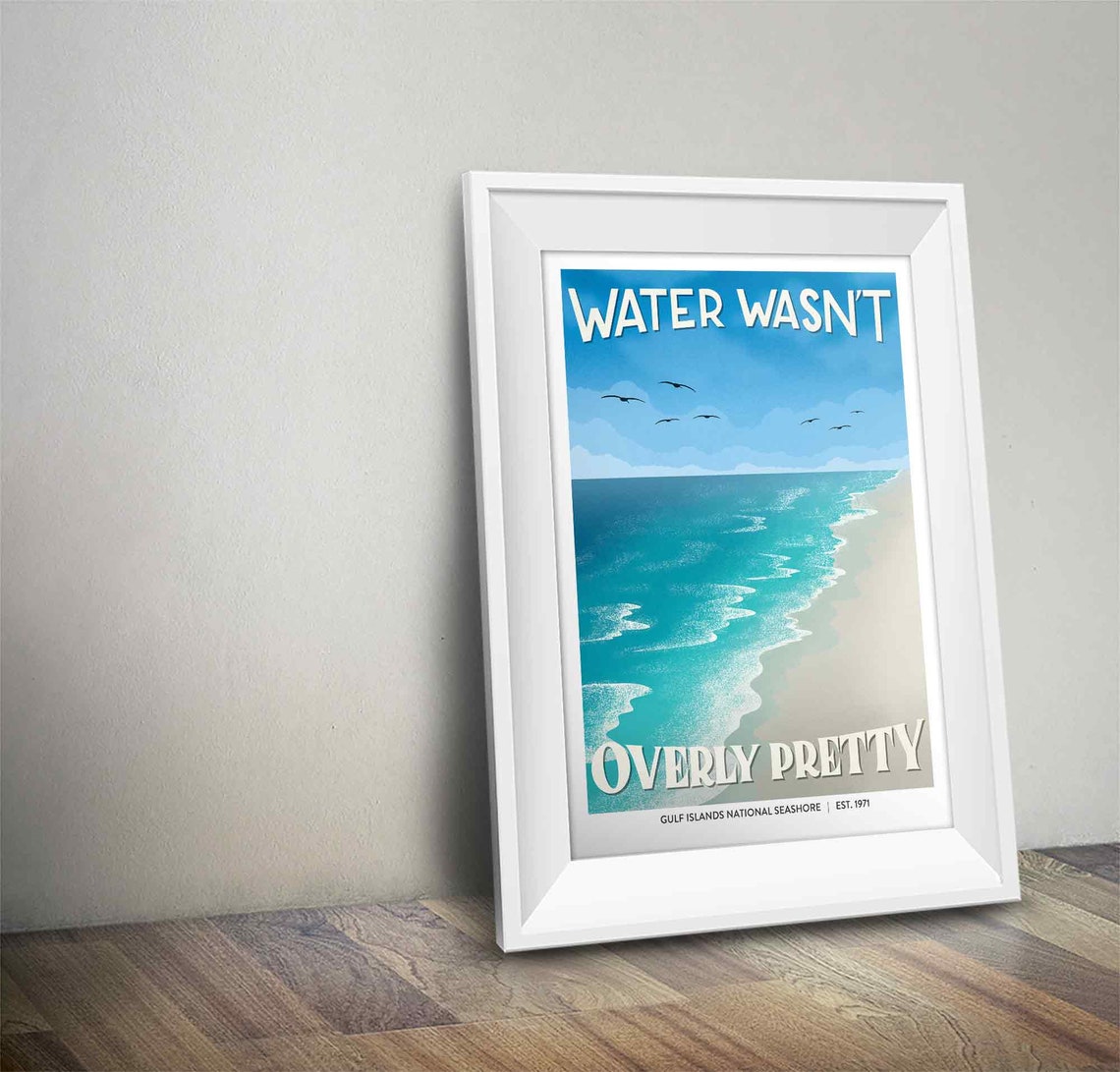 Gulf Islands National Seashore Poster | Subpar Parks Poster - Etsy