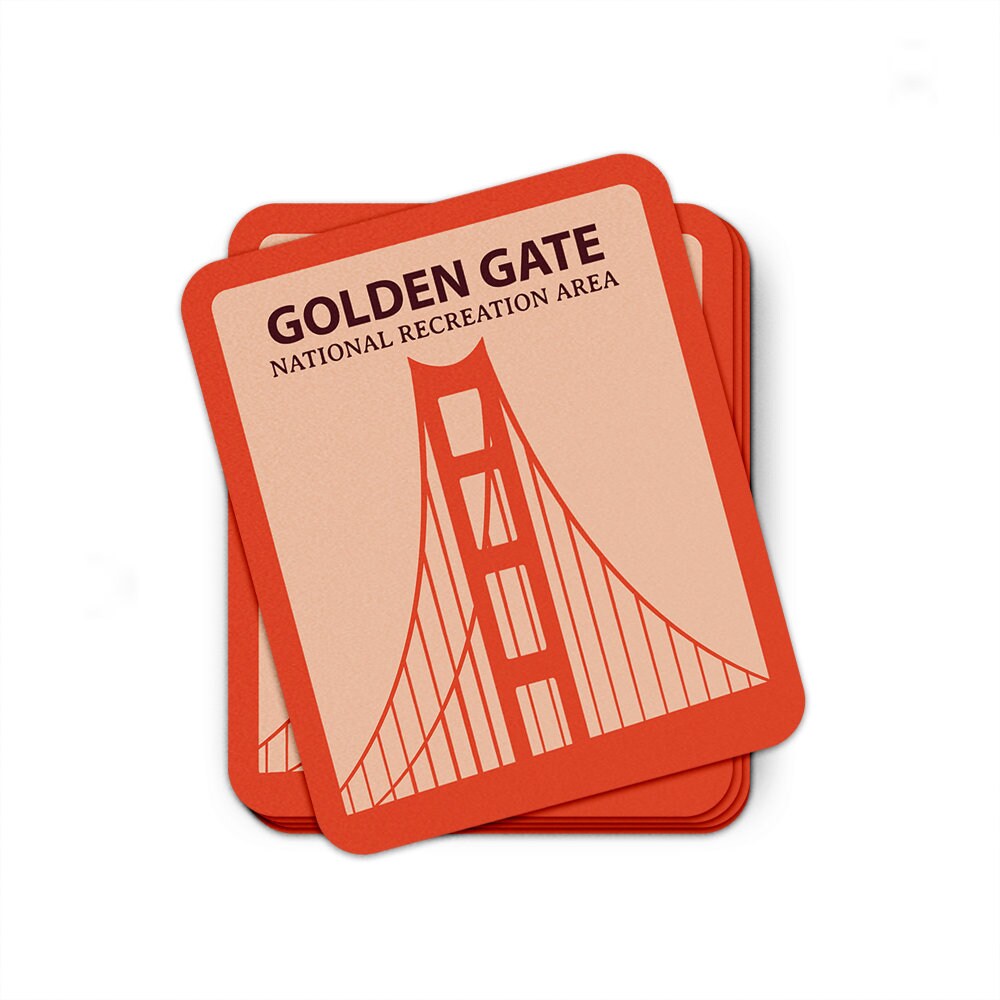 Golden Gate National Recreation Area Sticker National Park - Etsy