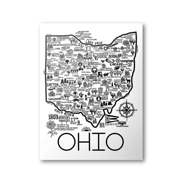 Ohio State Art - Etsy