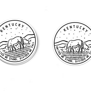 Kentucky Sticker | Kentucky Decal | Multiple Sizes | Bumper Sticker ...