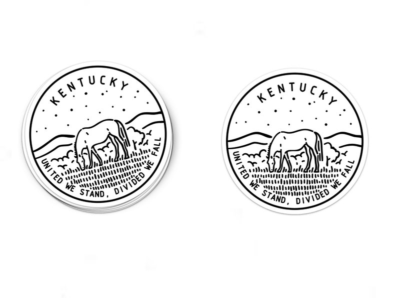 Kentucky Sticker | Kentucky Decal | Multiple Sizes | Bumper Sticker ...