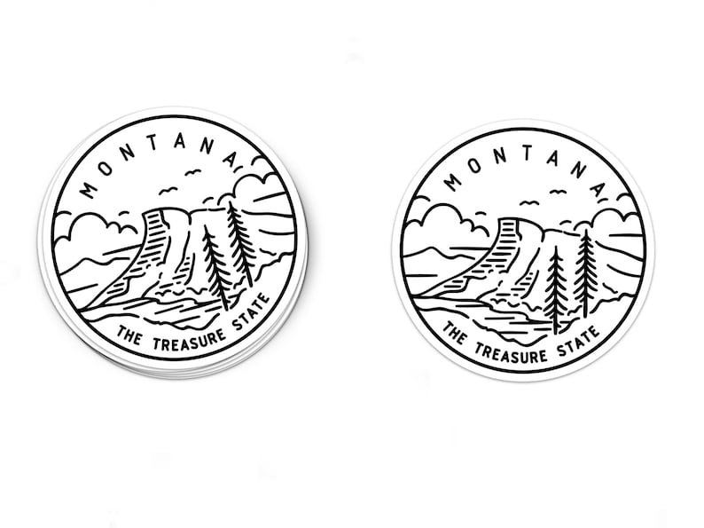 Montana Sticker Montana Decal Multiple Sizes Bumper - Etsy