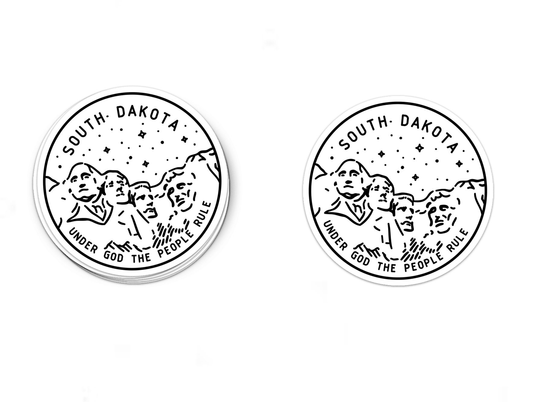 South Dakota Sticker South Dakota Decal Multiple Sizes - Etsy