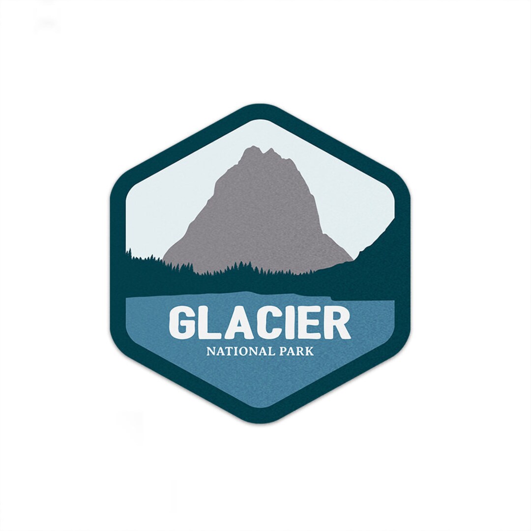 Glacier National Park Sticker - Etsy