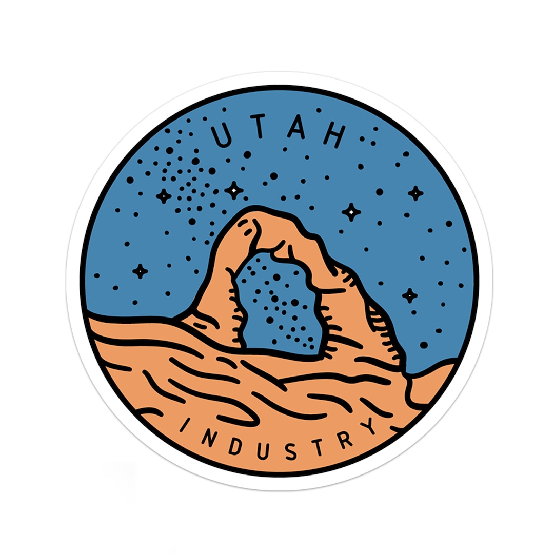 Utah Sticker | Utah Decal | Multiple Sizes | Bumper Sticker | Water ...
