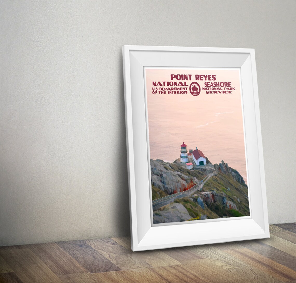 Point Reyes National Seashore Poster National Park Poster - Etsy