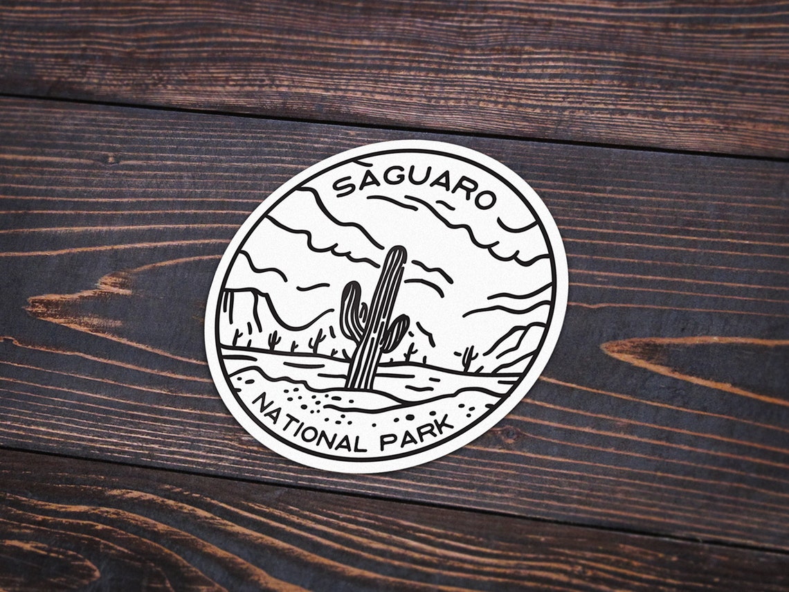 Saguaro National Park Sticker Multiple Sizes Available - Etsy