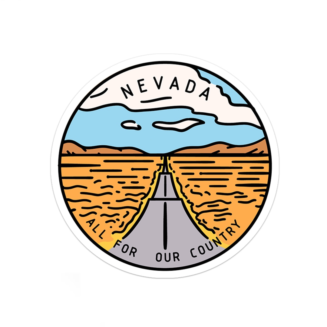 Nevada Sticker | Nevada Decal | Multiple Sizes | Bumper Sticker | Water ...