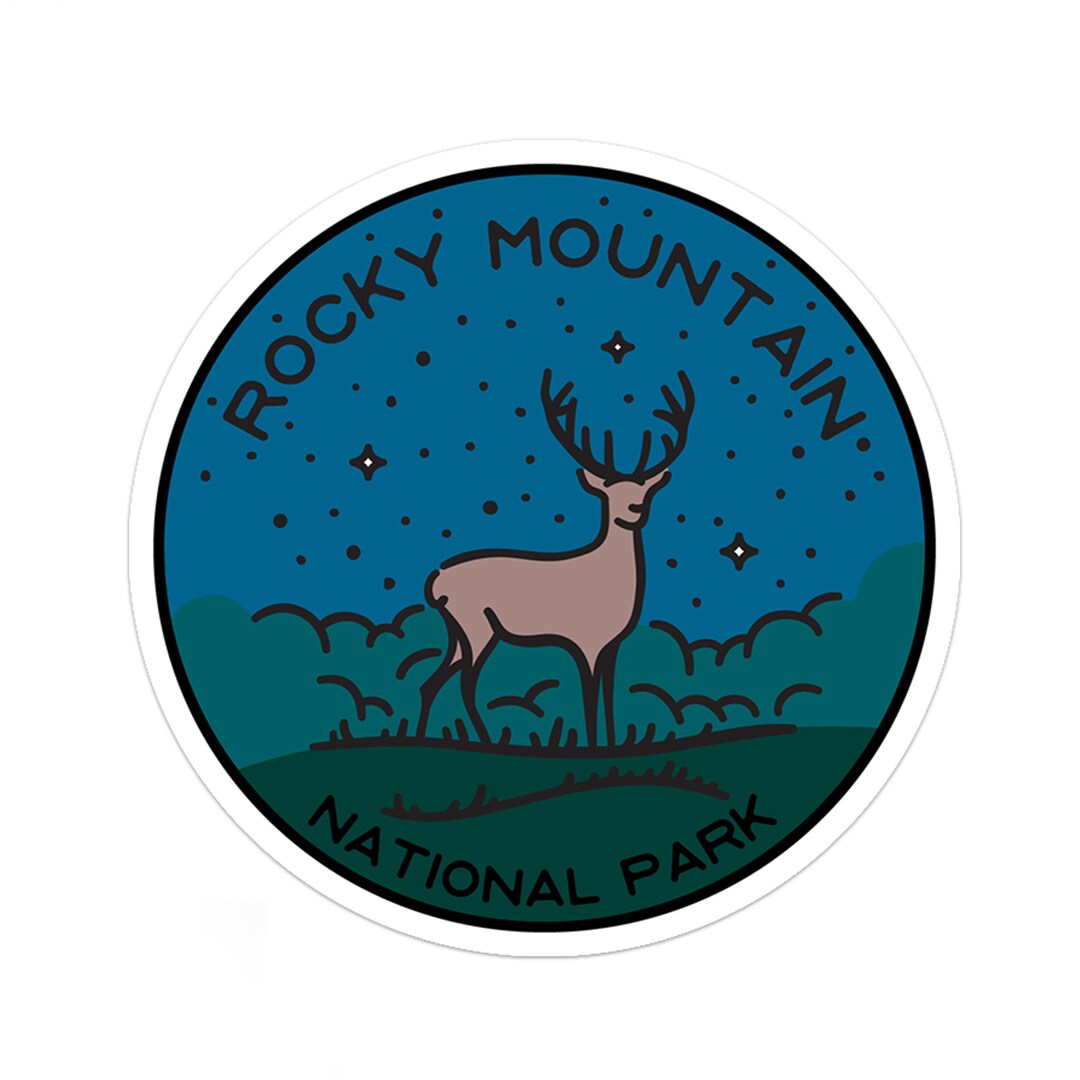 Rocky Mountain National Park Sticker - Etsy