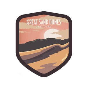 Great Sand Dunes National Park Sticker - Etsy