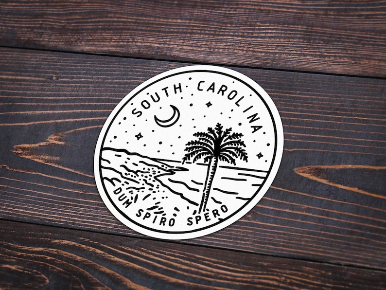 South Carolina Sticker South Carolina Decal Multiple Sizes | Etsy
