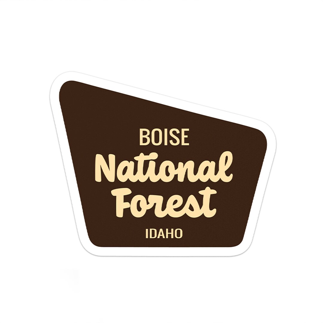 Boise National Forest Sticker | Bumper Sticker | Water Bottle | Travel ...