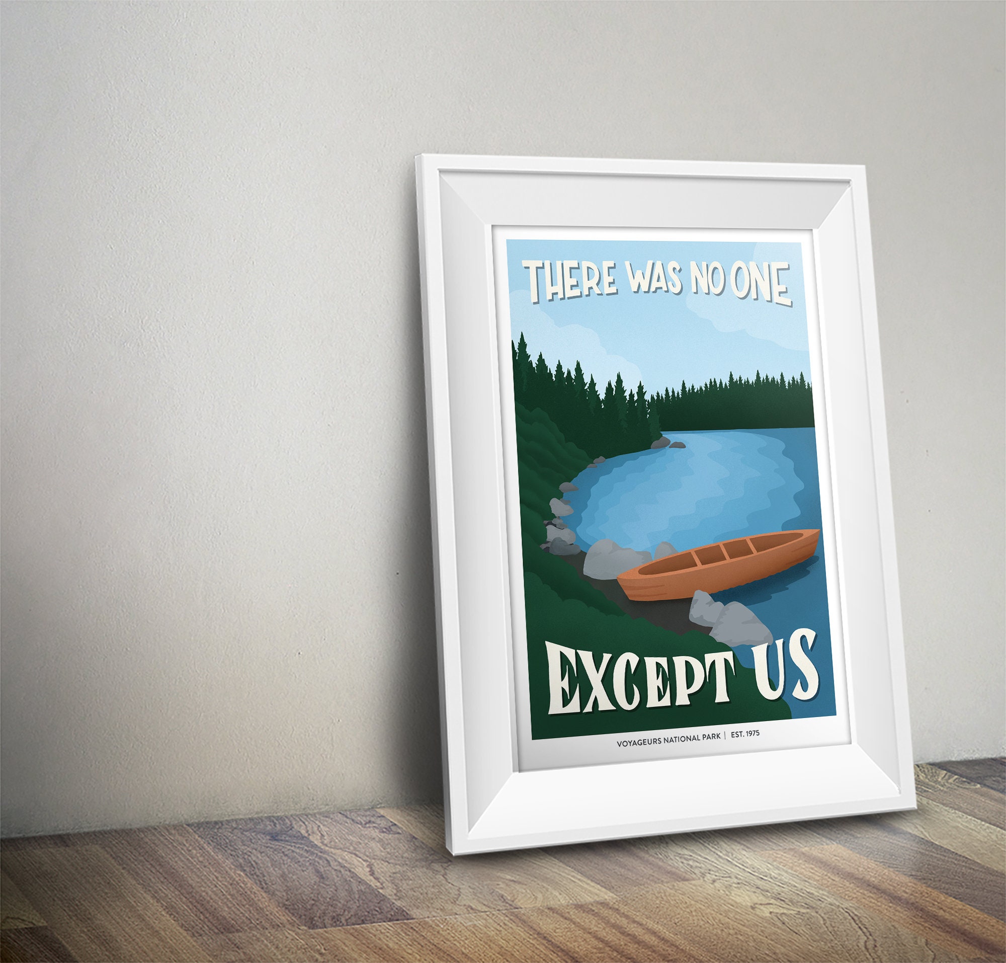 Voyageurs National Park Poster Subpar Parks Poster - Etsy