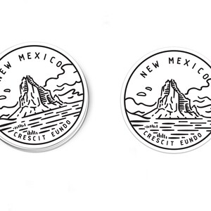 New Mexico Sticker | New Mexico Decal | Multiple Sizes | Bumper Sticker ...