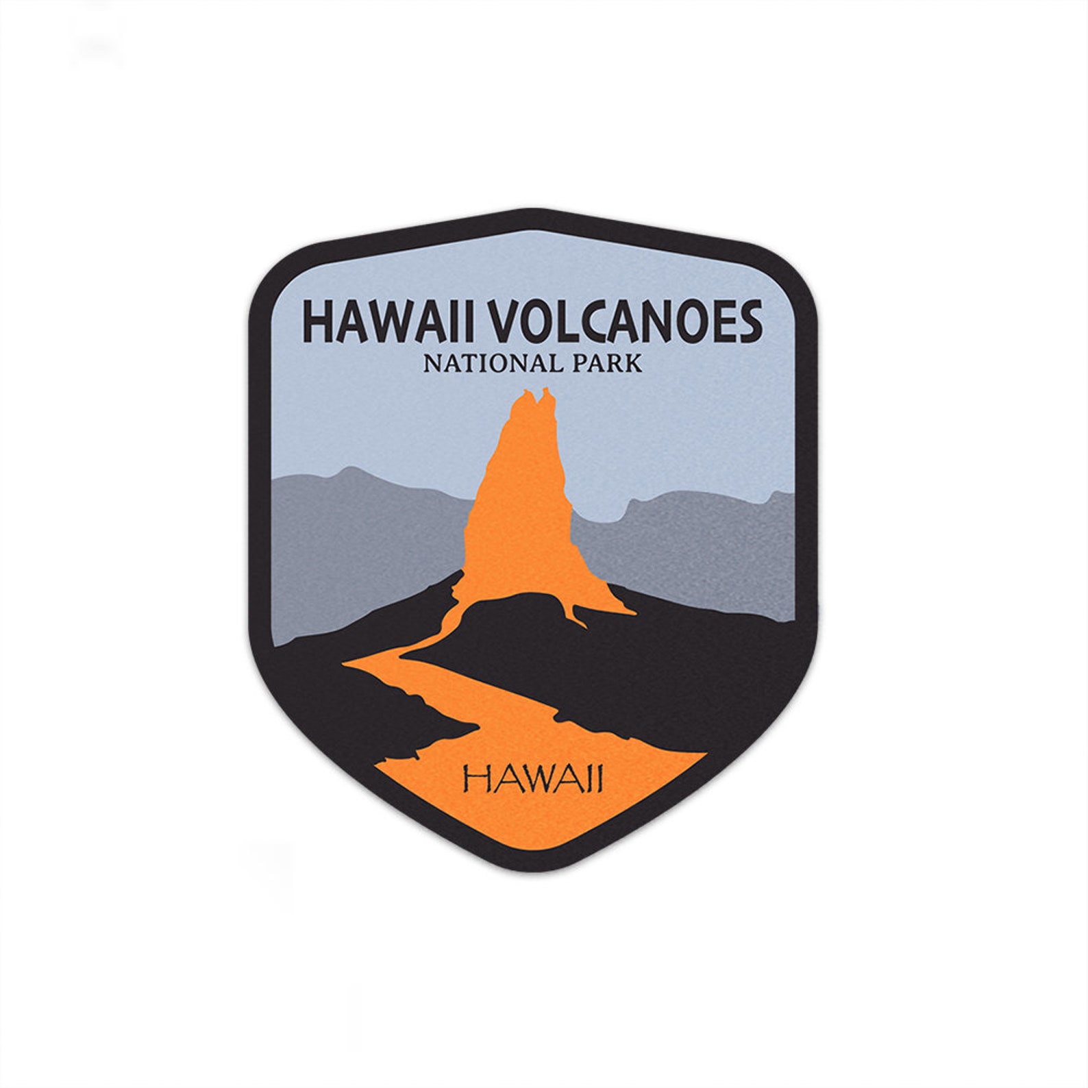 Hawaii Volcanoes National Park Sticker Multiple Sizes - Etsy
