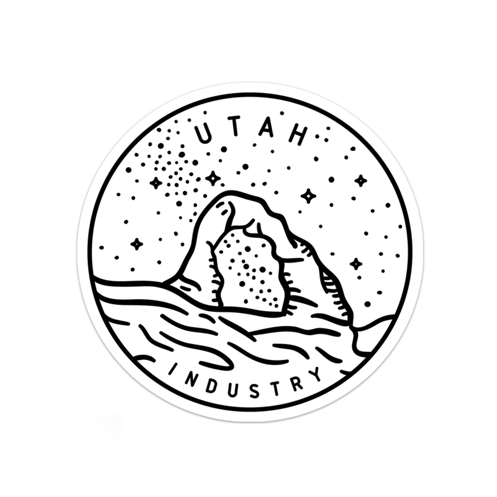 Utah Sticker | Utah Decal | Multiple Sizes | Bumper Sticker | Water ...