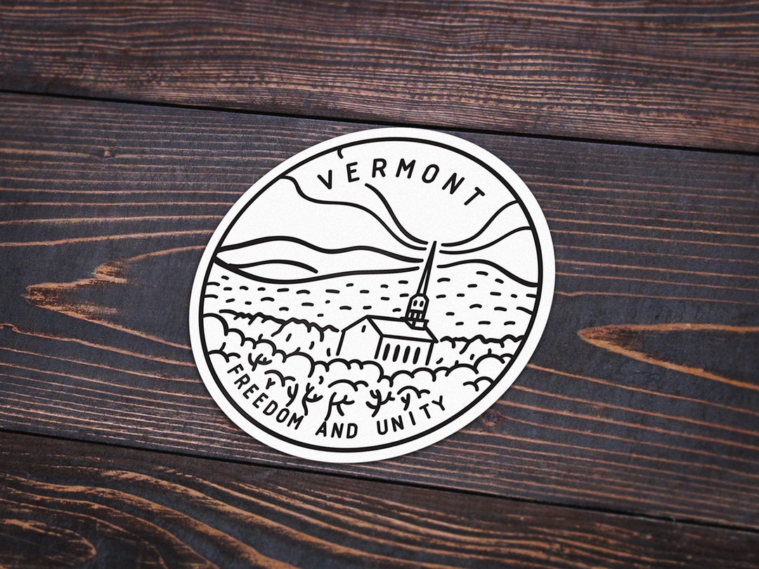 Vermont Sticker | Vermont Decal | Multiple Sizes | Bumper Sticker ...