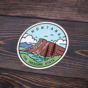 Montana Sticker | Montana Decal | Multiple Sizes | Bumper Sticker ...