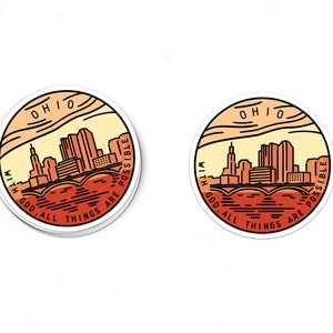 Ohio Sticker | Ohio Decal | Multiple Sizes | Bumper Sticker | Water ...