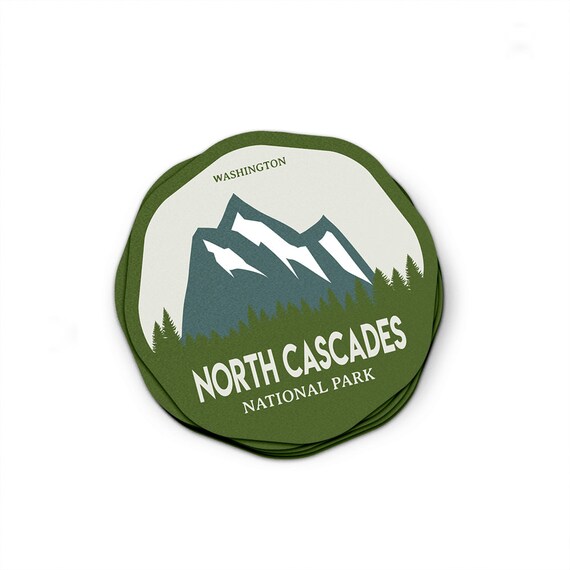 Stickers Stickers, Labels & Tags Paper National Park Gift National Park ...