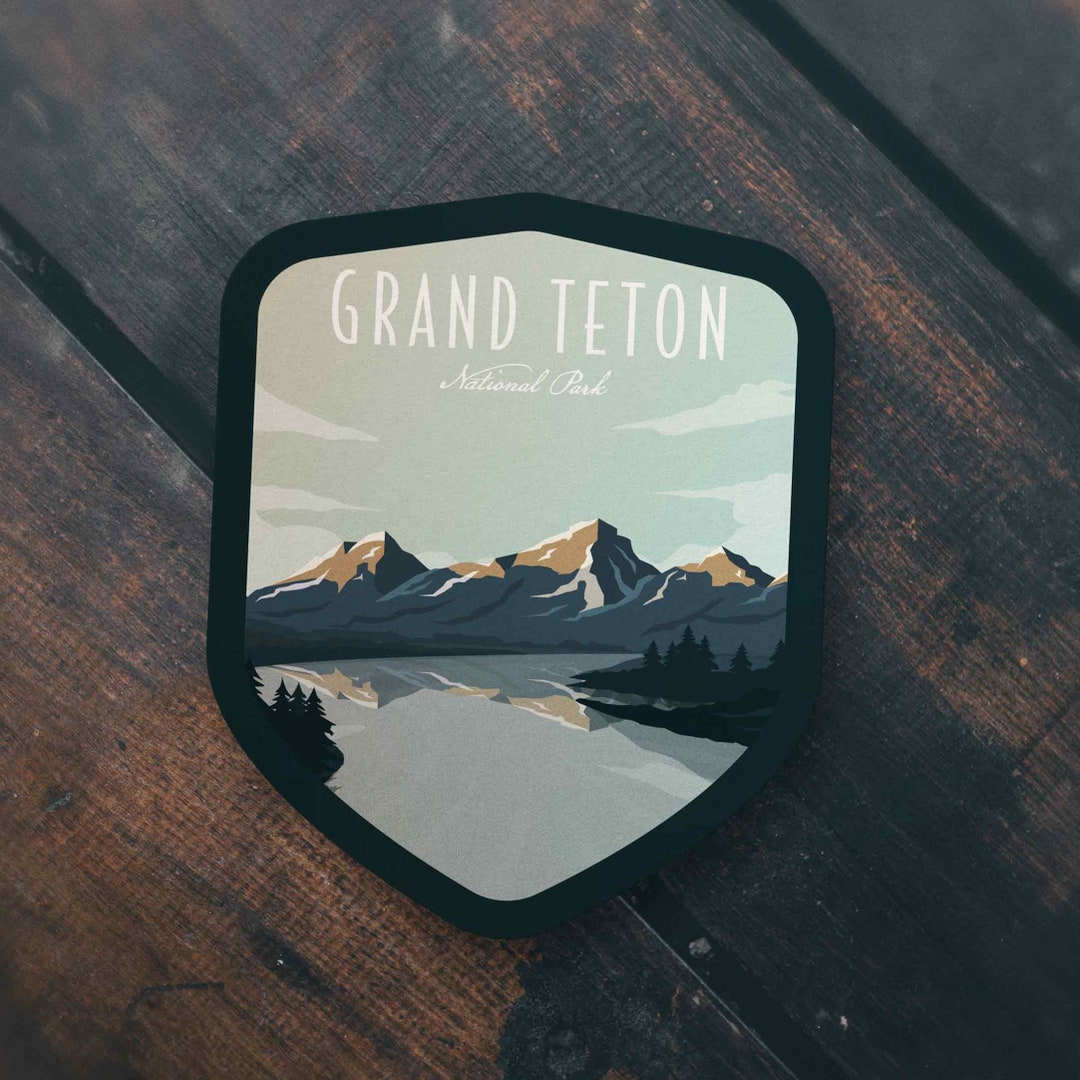 Grand Teton National Park Sticker - Etsy